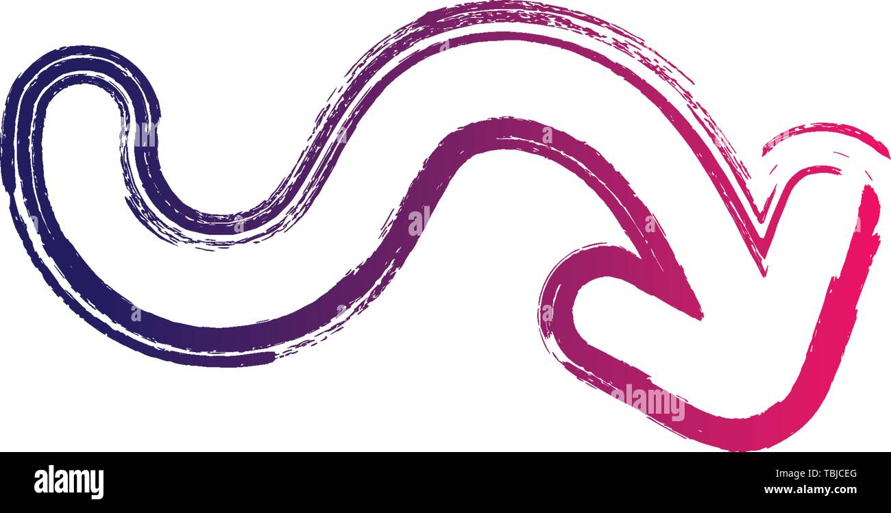 hand drawing arrow symbol Stock Vector Image & Art - Alamy