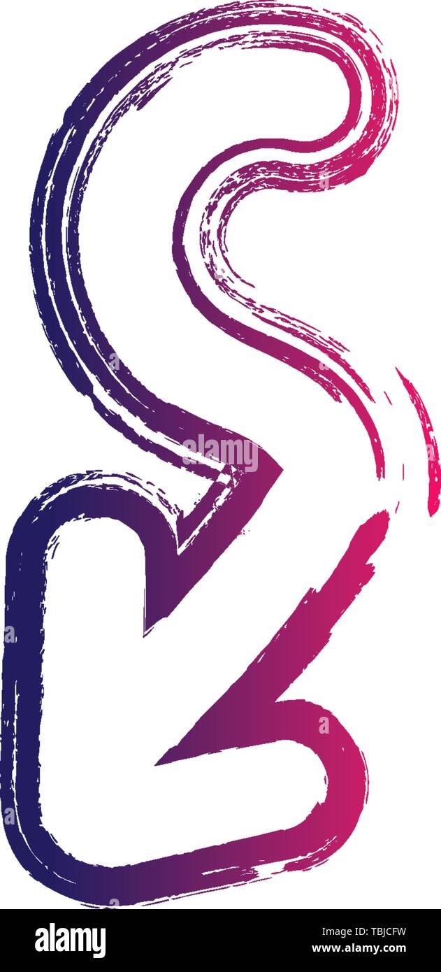 hand drawing arrow symbol Stock Vector Image & Art - Alamy