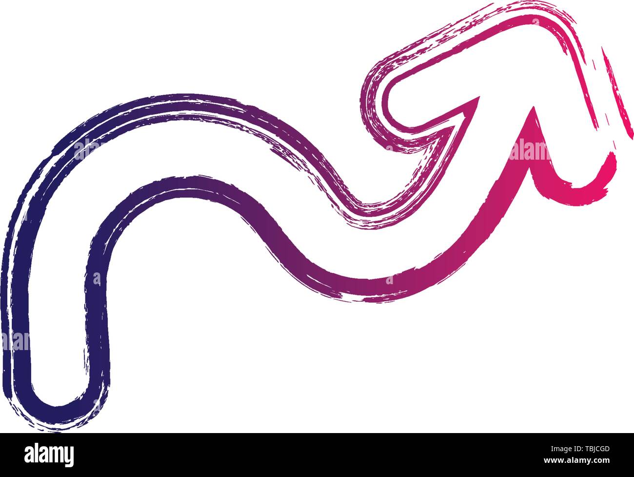 hand drawing arrow symbol Stock Vector Image & Art - Alamy