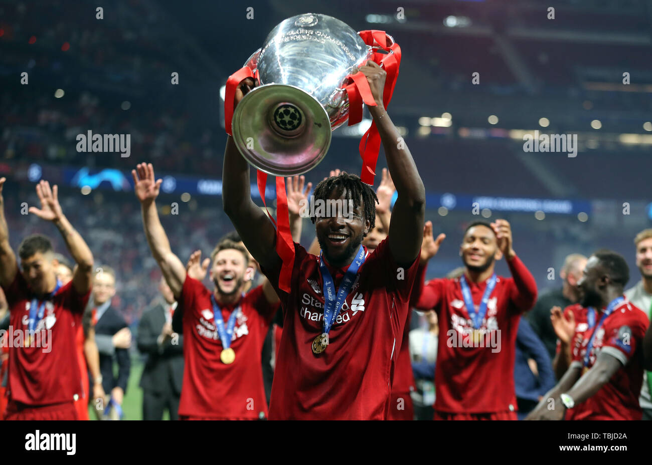 Divock origi champions league madrid hi-res stock photography and ...