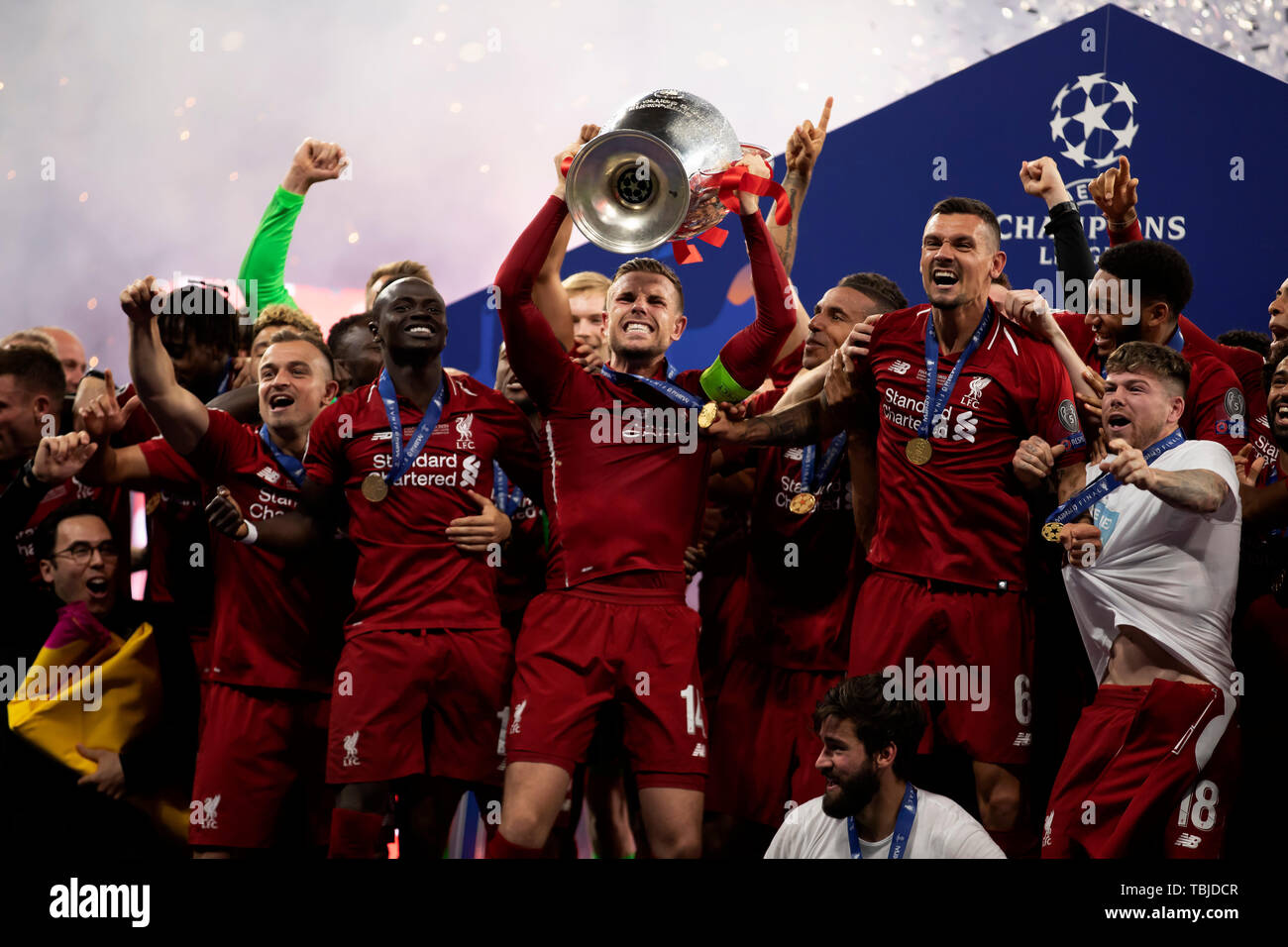 Madrid, Spain. 02nd June, 2019. UEFA Champions League Final, Tottenham ...