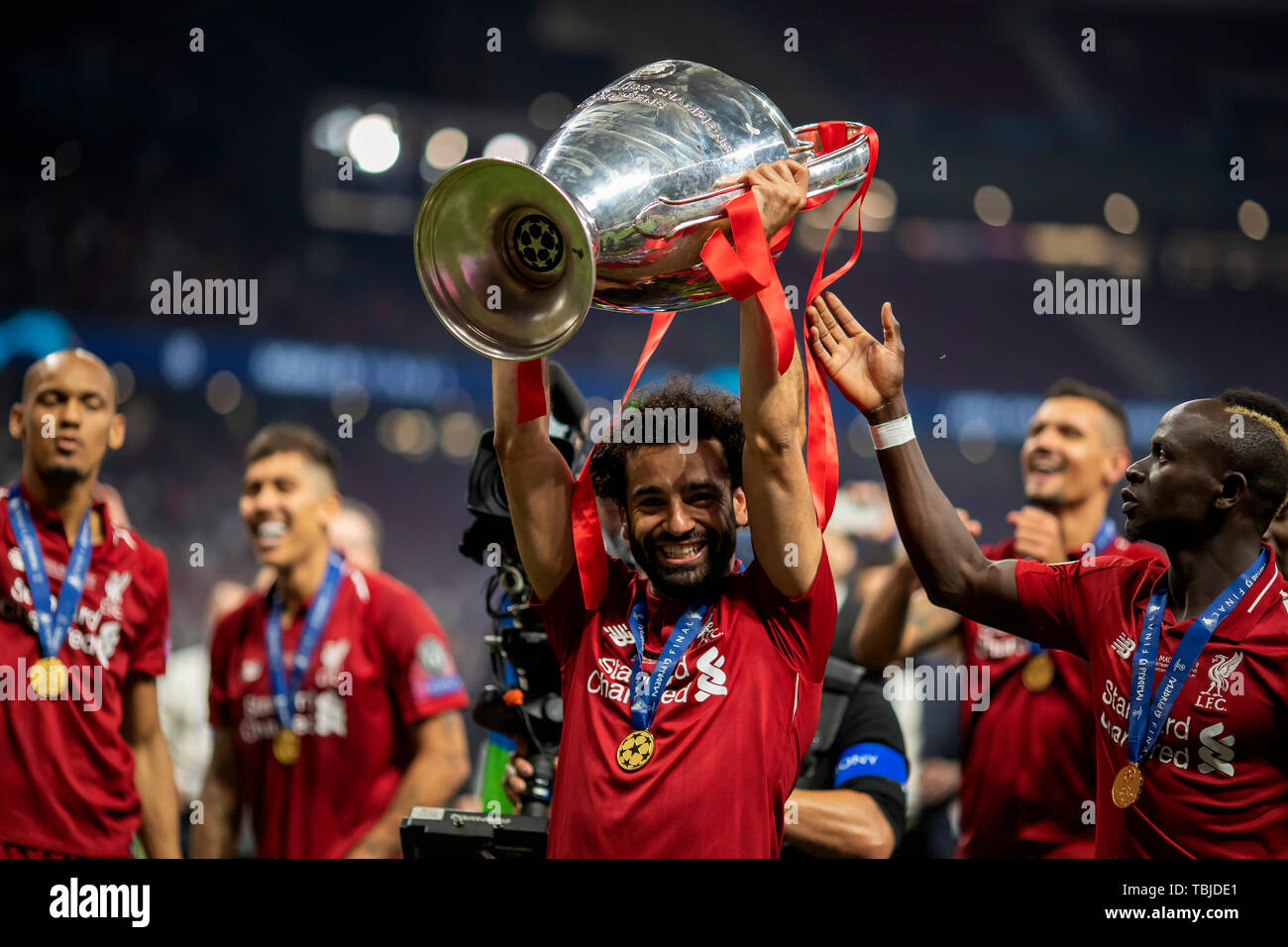 Madrid, Spain. 02nd June, 2019. UEFA Champions League Final, Tottenham ...