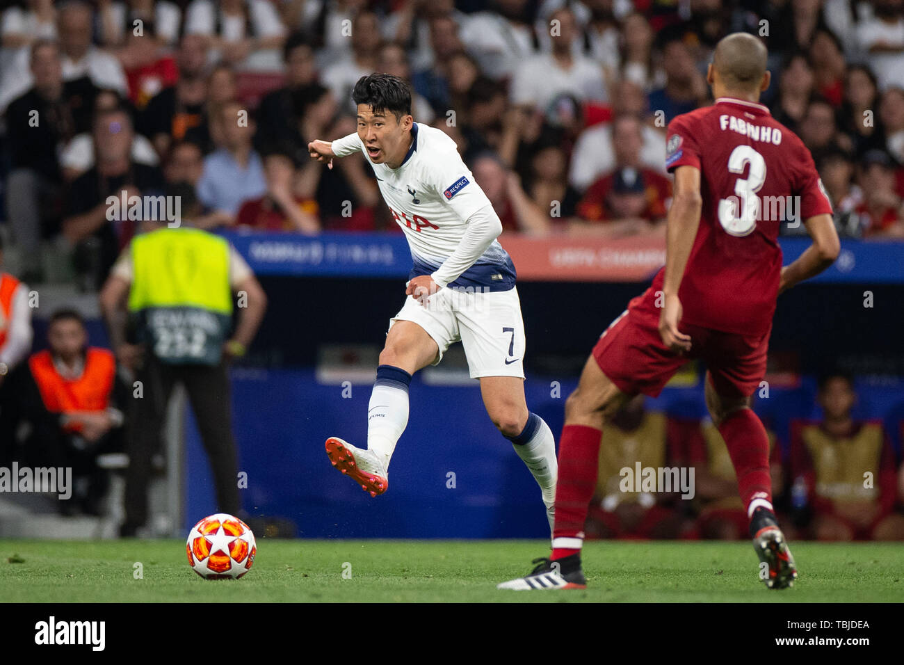 Heung min son, champions league final hi-res stock photography and ...