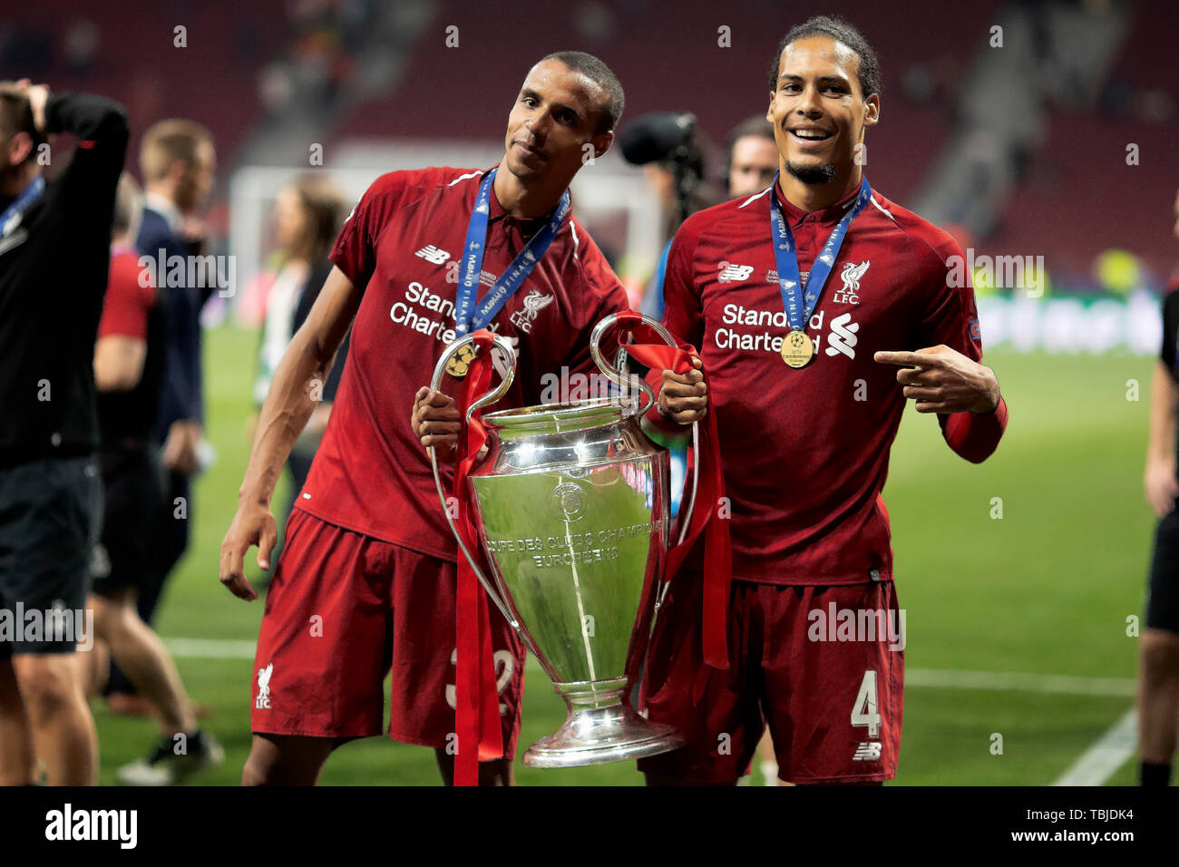Madrid, Spain. 02nd June, 2019. UEFA Champions League Final, Tottenham ...
