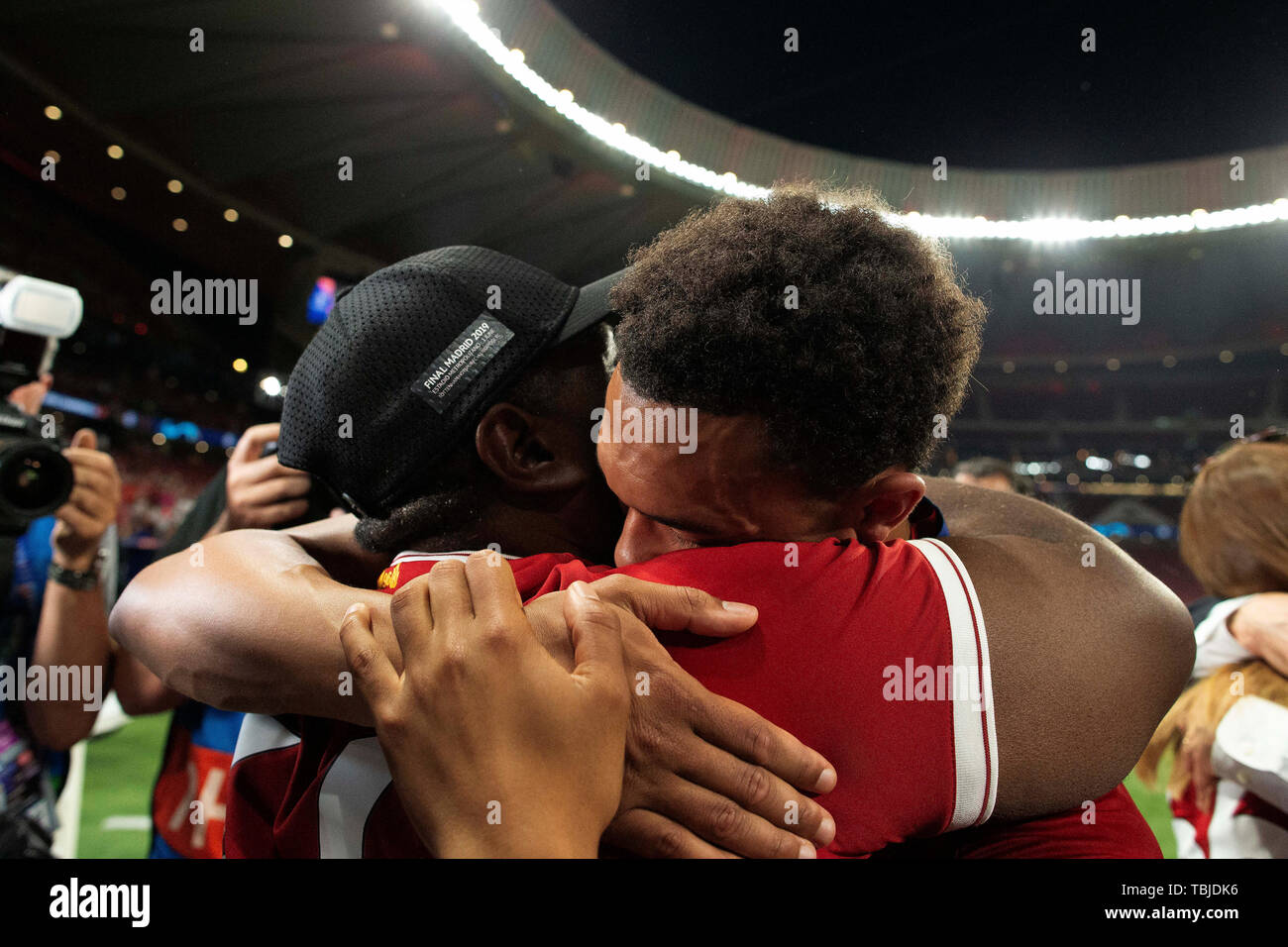 Madrid, Spain. 02nd June, 2019. UEFA Champions League Final, Tottenham ...
