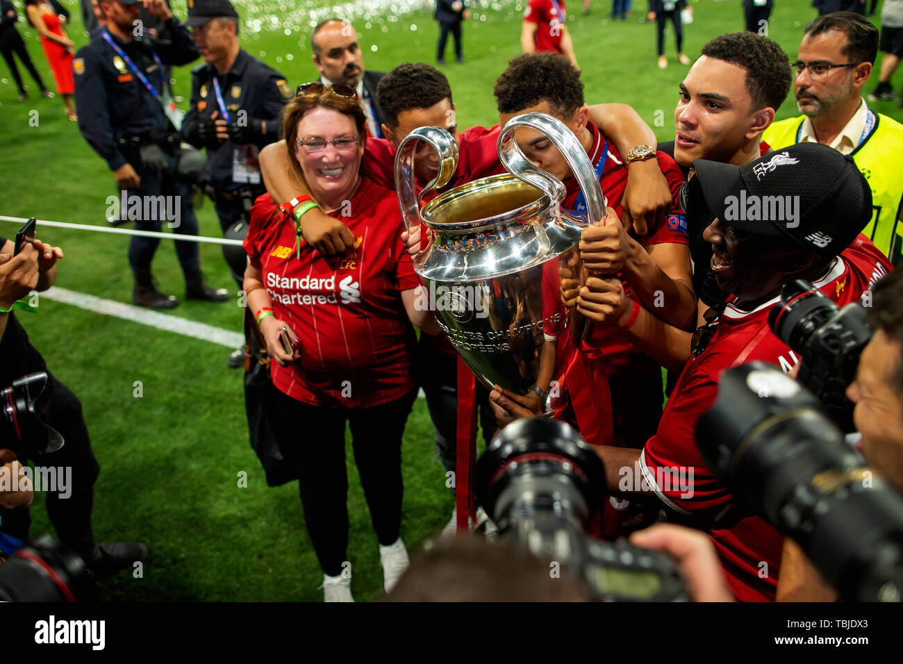 Madrid, Spain. 02nd June, 2019. UEFA Champions League Final, Tottenham ...
