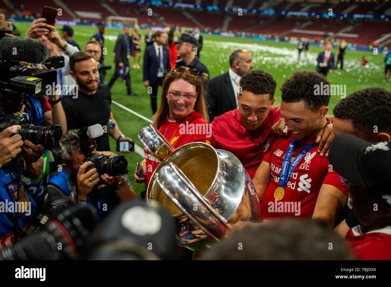 Madrid, Spain. 02nd June, 2019. UEFA Champions League Final, Tottenham ...