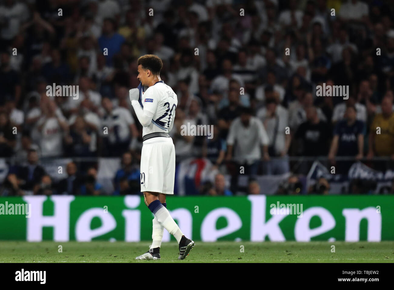 Madrid, Spain. 02nd June, 2019. UEFA Champions League Final, Tottenham ...