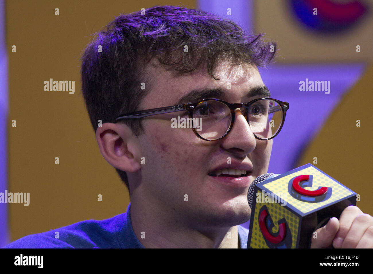 Bogota, Colombia. 01st June, 2019. William Isaac Hempstead-Wright ...