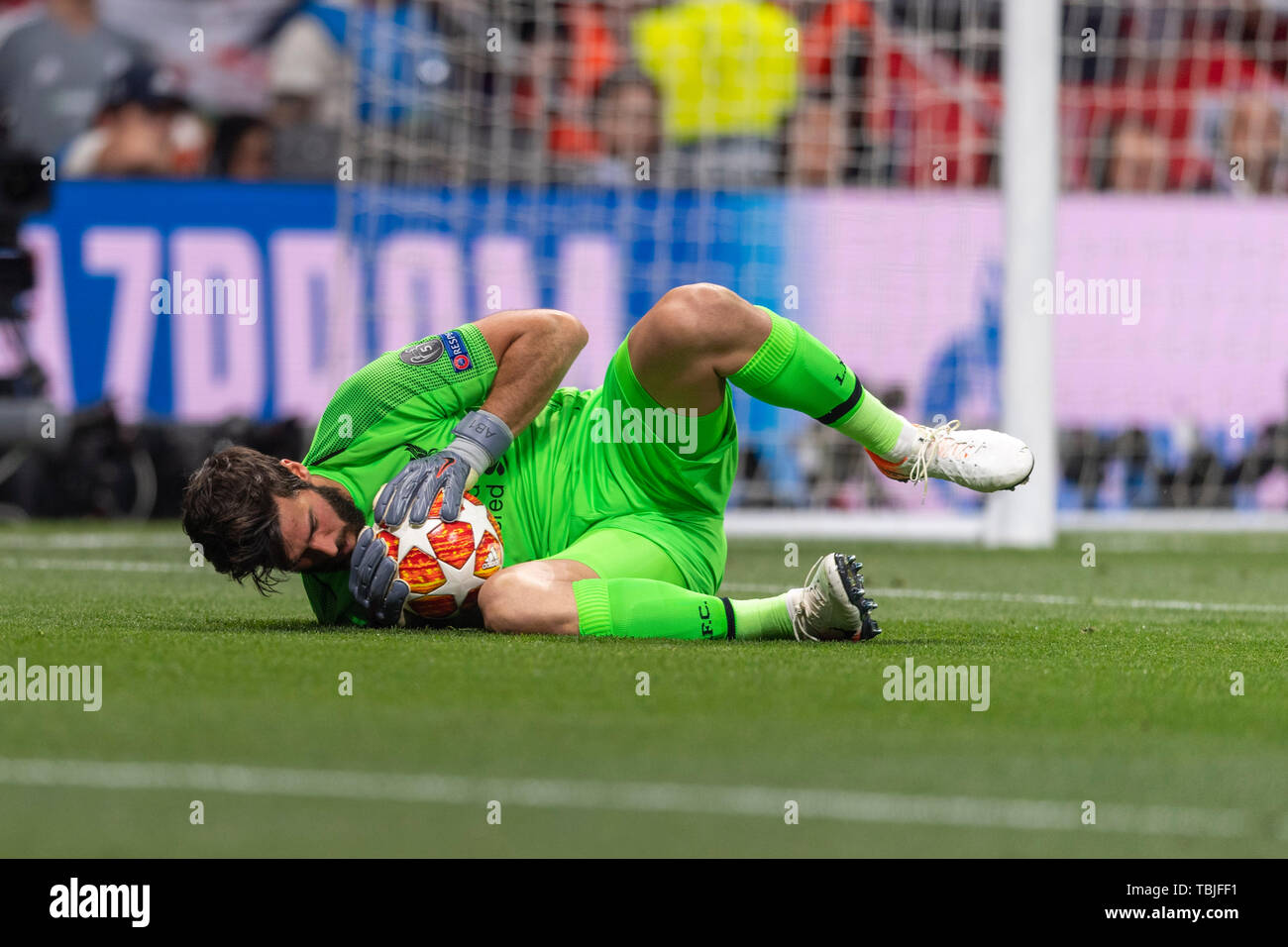 Alisson Ramses Becker (Liverpool FC) during the UEFA Champions League ...