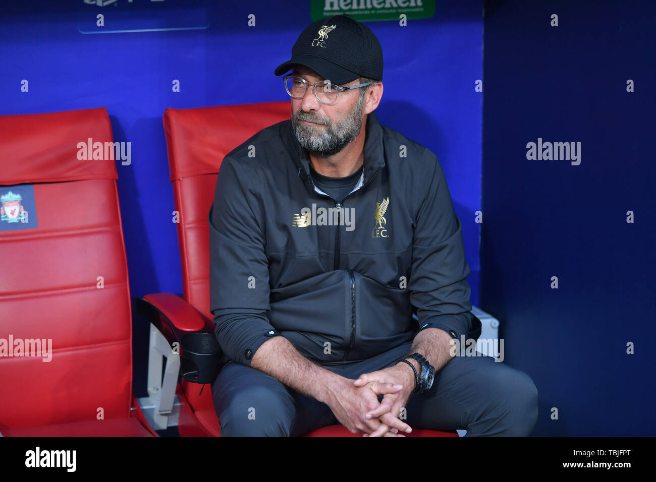 Liverpool 2018 bench hi-res stock photography and images - Alamy