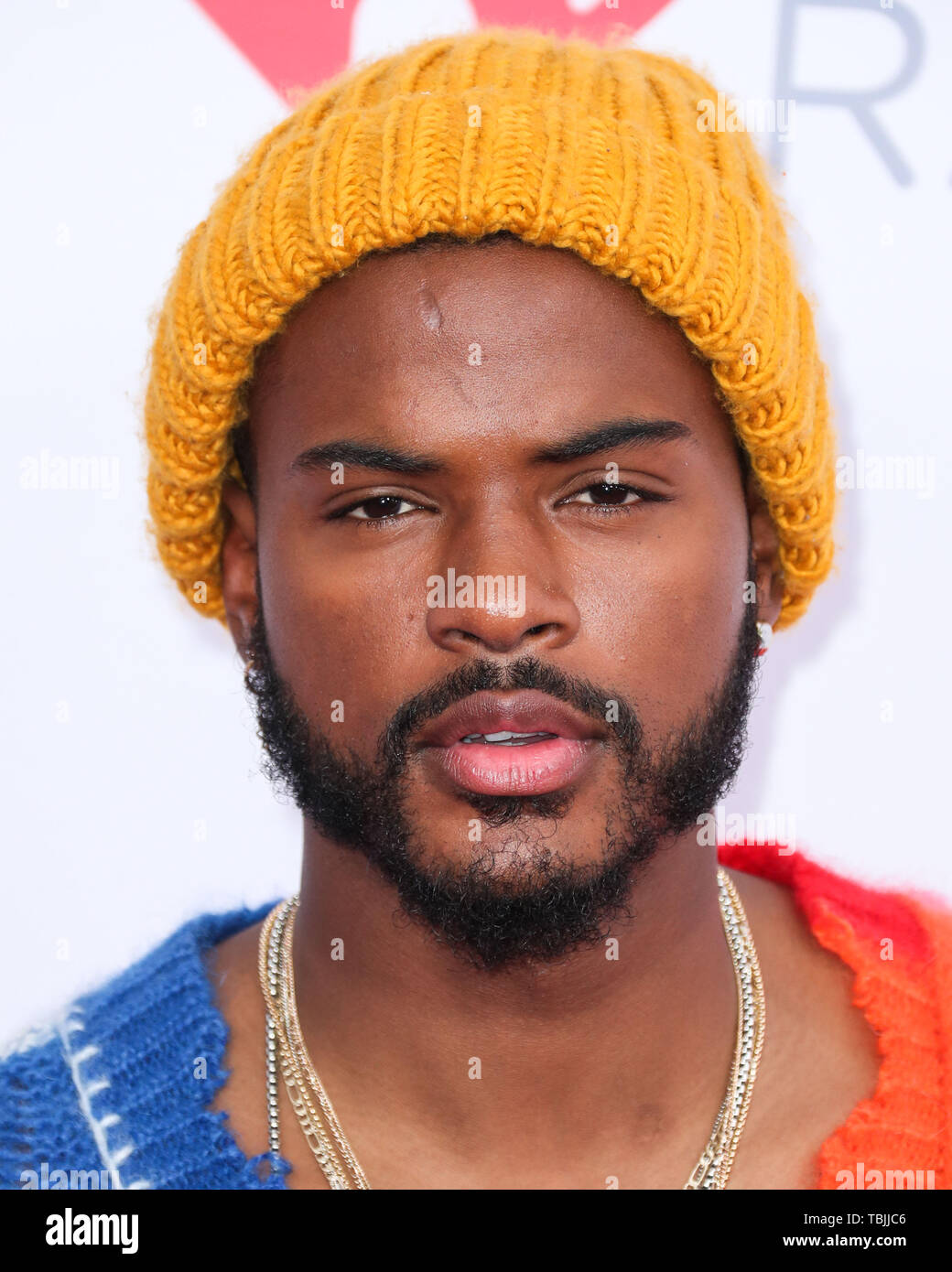 CARSON, LOS ANGELES, CALIFORNIA, USA - JUNE 01: Trevor Jackson arrives ...