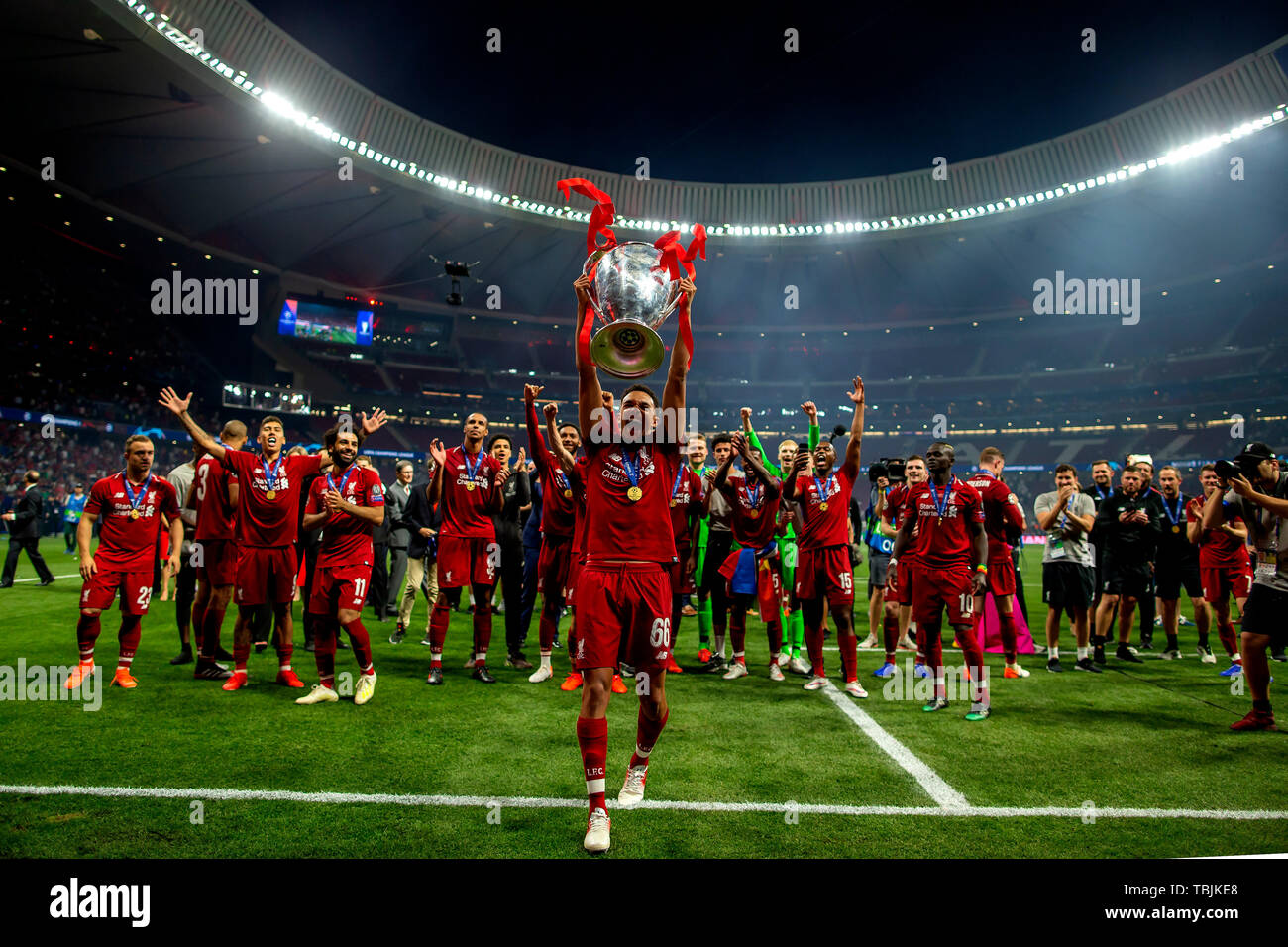 Madrid, Spain. 02nd June, 2019. UEFA Champions League Final, Tottenham ...