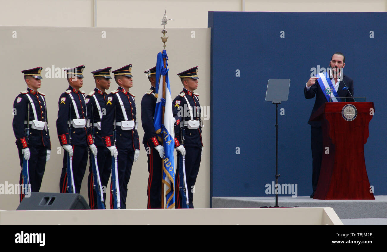 San Salvador, El Salvador. 1st June, 2019. El Salvador's new President ...