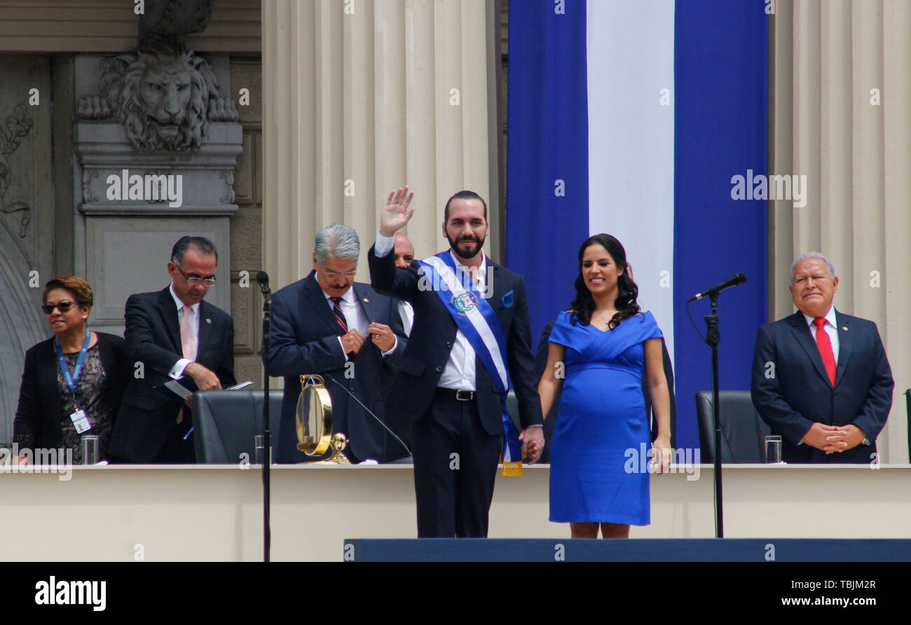 San Salvador, El Salvador. 1st June, 2019. El Salvador's new President ...