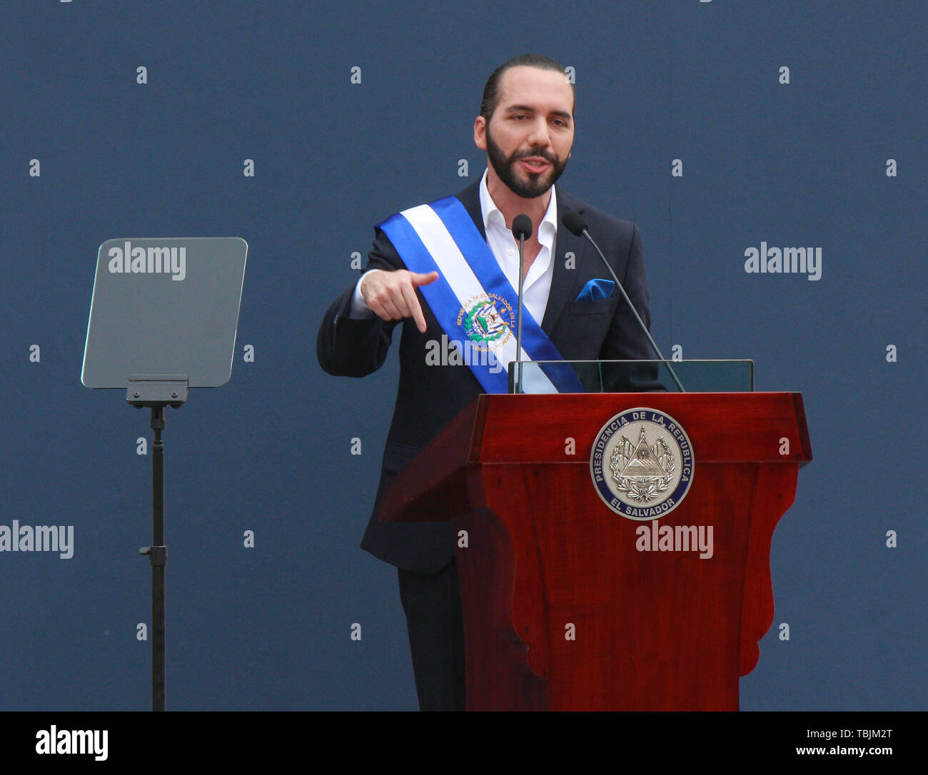 San Salvador, El Salvador. 1st June, 2019. El Salvador's new President ...