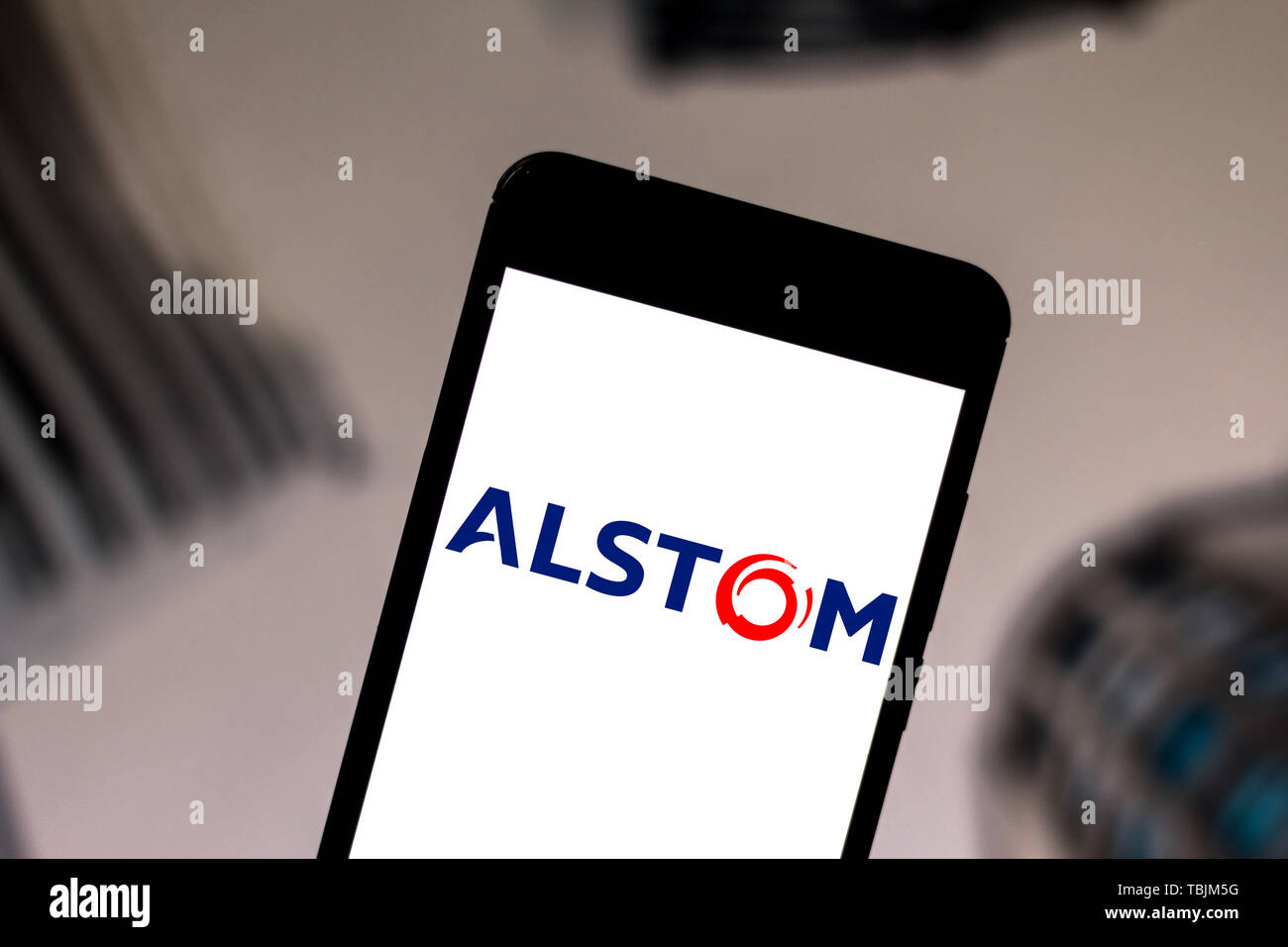Alstom logo hi-res stock photography and images - Alamy