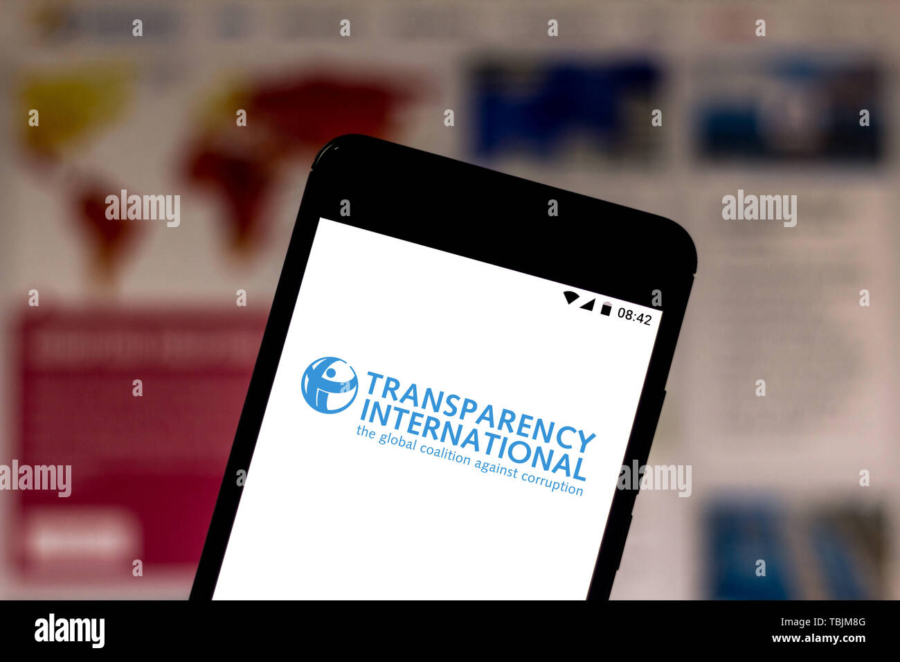 Brazil. 1st June, 2019. In this photo illustration a Transparency ...