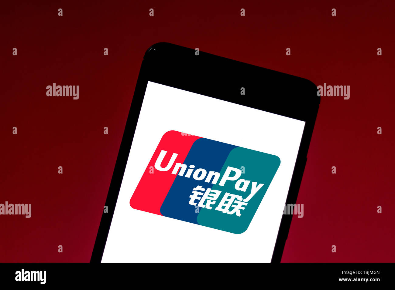 Brazil. 1st June, 2019. In this photo illustration a UnionPay (CUP ...