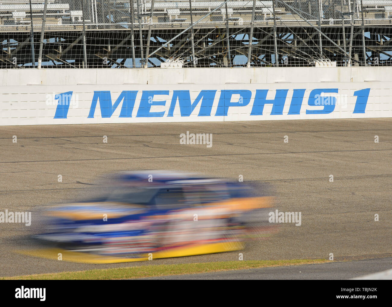 Memphis, TN, USA. 01st June, 2019. Derek Kraus, driver of the NAPA Auto ...