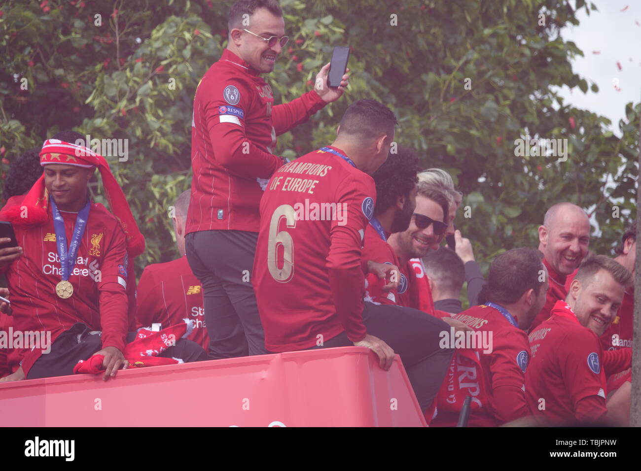 Victory parade liverpool 2019 hi-res stock photography and images - Alamy