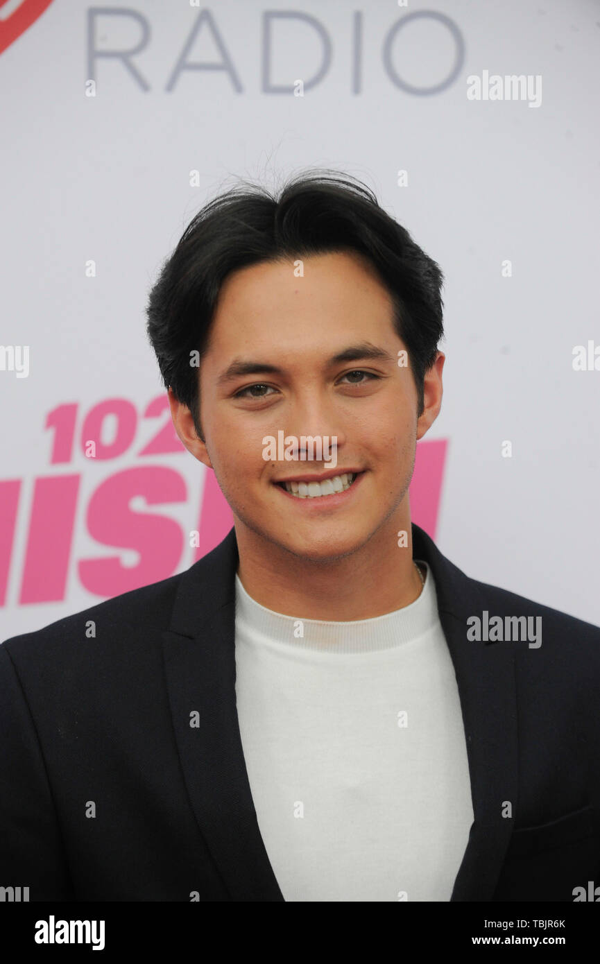 Laine Hardy attends the 2019 iHeartRadio Wango Tango on June 01, 2019 ...