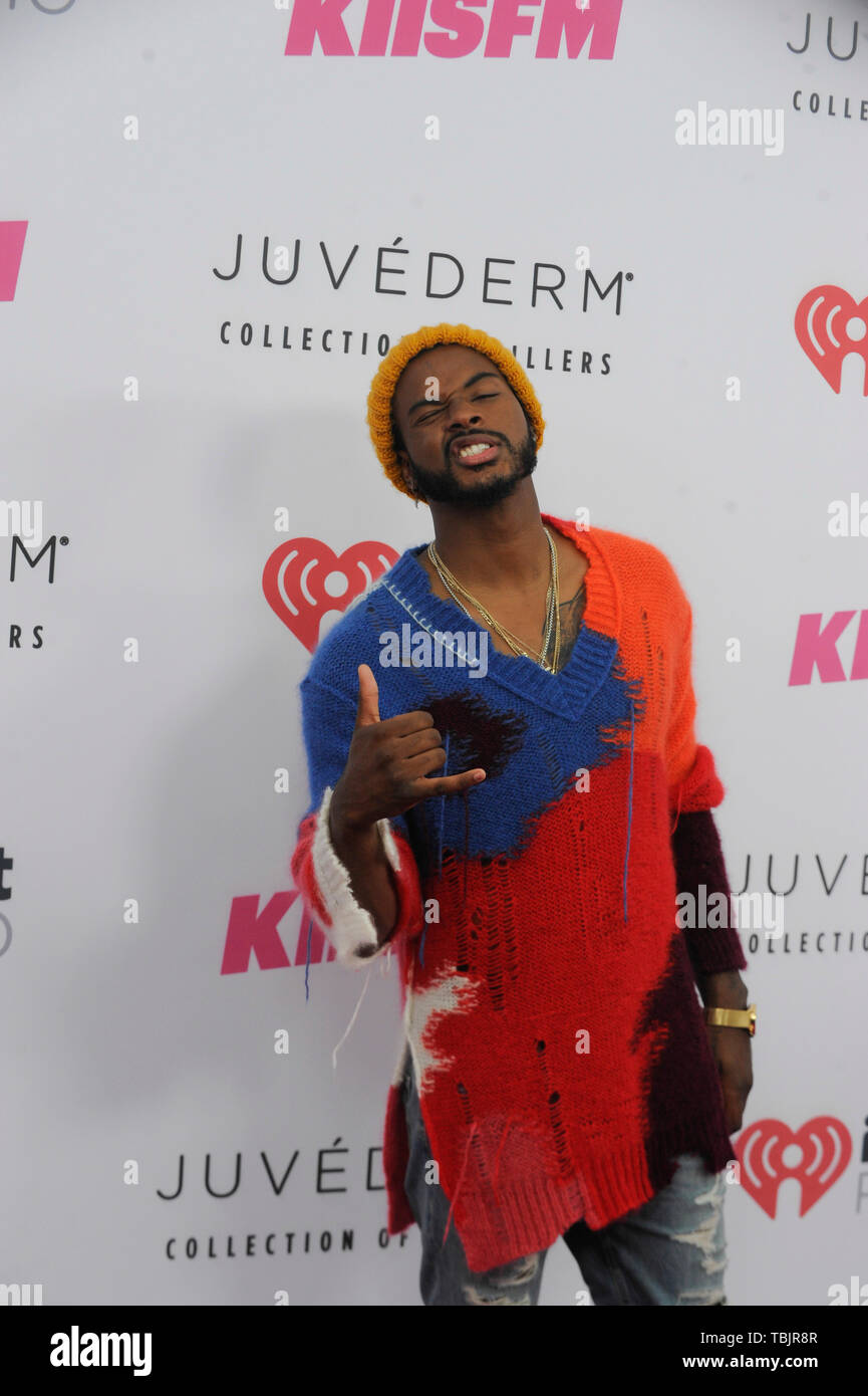 Trevor Jackson attends the 2019 iHeartRadio Wango Tango on June 01 ...