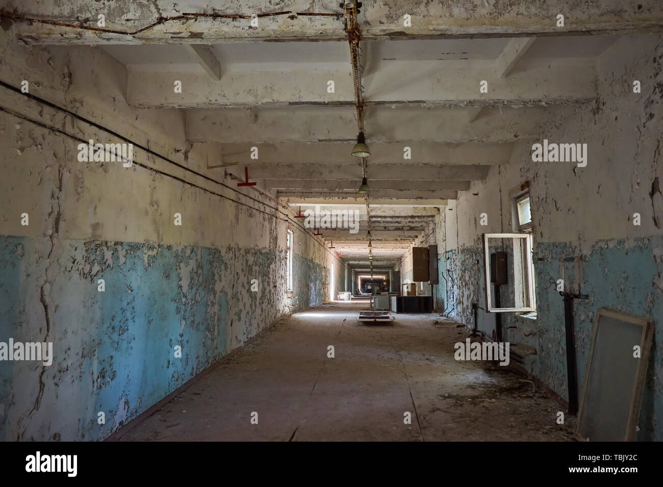 Destroyed command post of the secret military facility of the USSR's ...