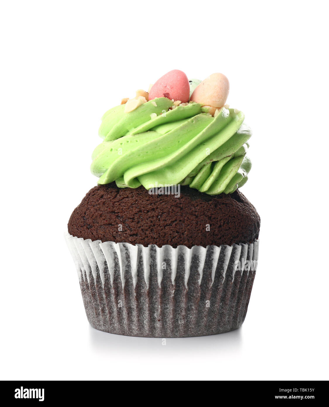 Sweet candies cupcakes on Cut Out Stock Images & Pictures - Alamy