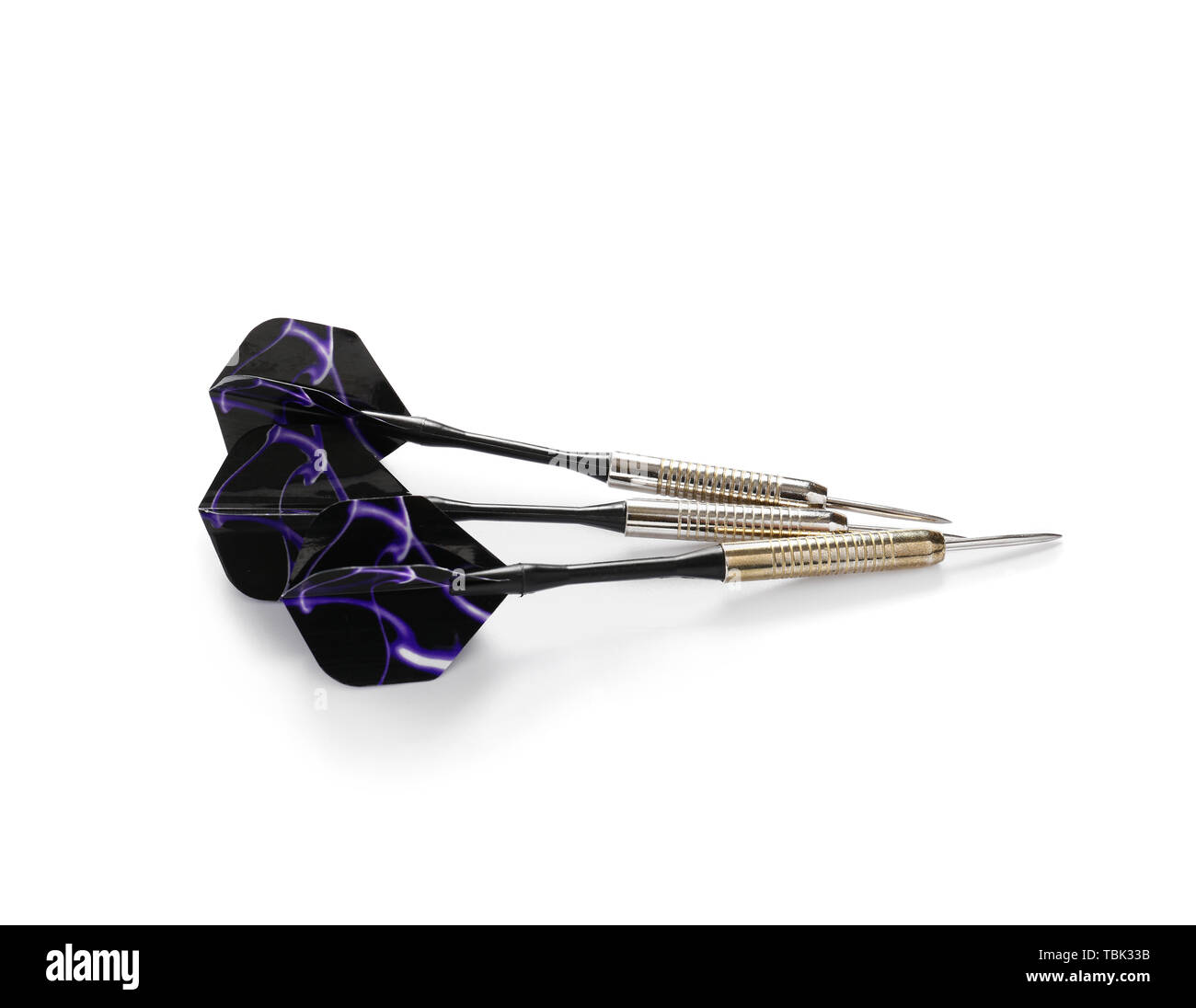 Darts on white background Stock Photo - Alamy