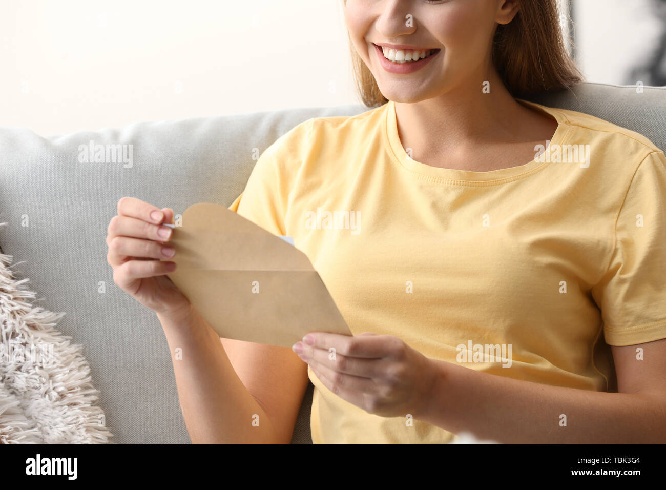 Receiving invitation hi-res stock photography and images - Alamy