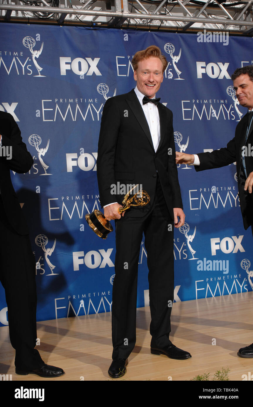 LOS ANGELES, CA. September 17, 2007: Conan O'Brien at the 59th ...