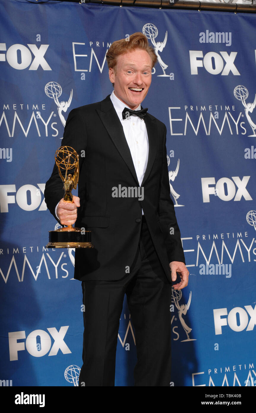 LOS ANGELES, CA. September 17, 2007: Conan O'Brien at the 59th ...