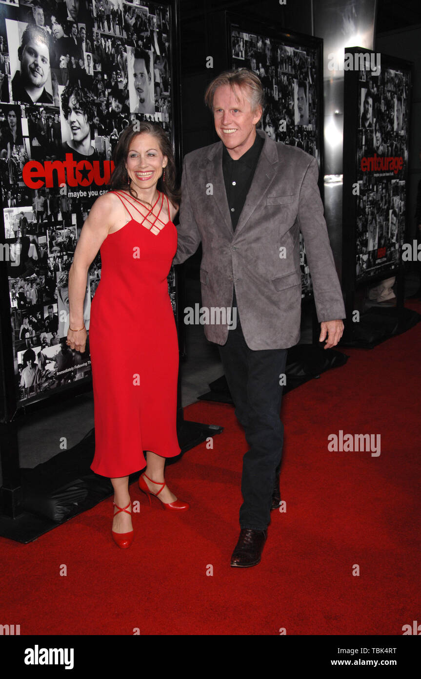 LOS ANGELES, CA. April 06, 2007: Gary Busey & date at the season ...