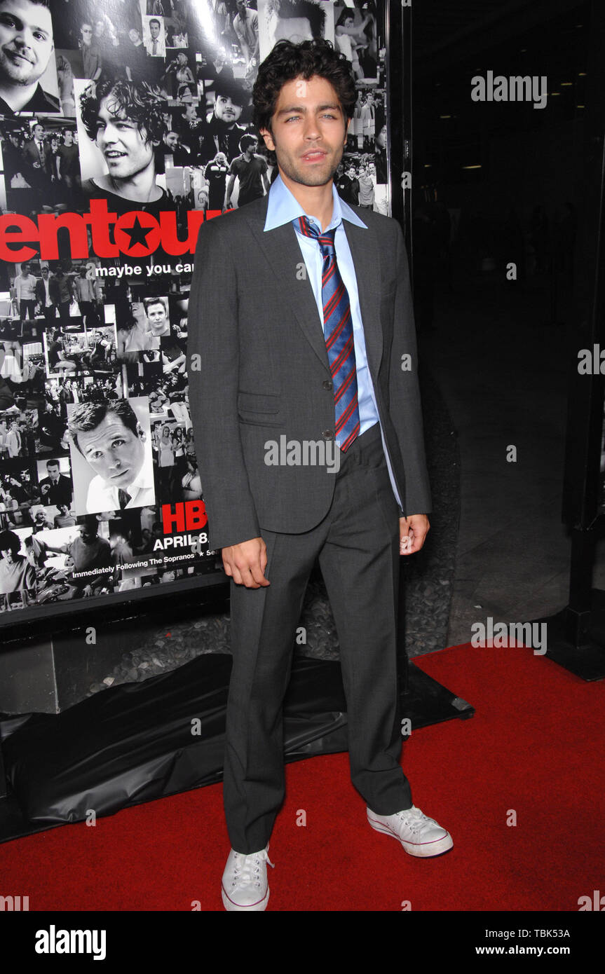 LOS ANGELES, CA. April 05, 2007: "Entourage" star Adrian Grenier at the ...