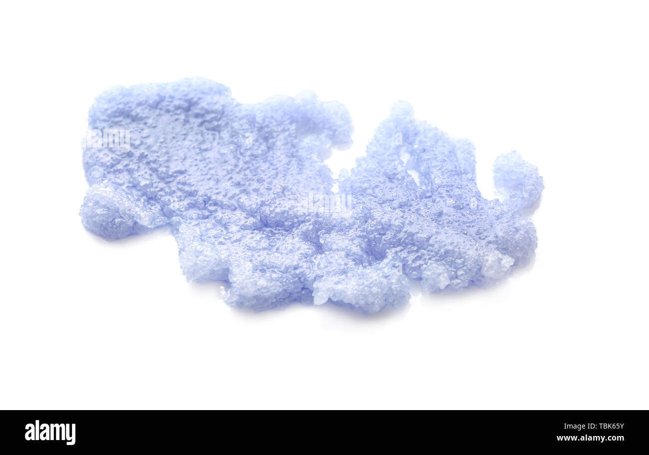 Sample of sugar scrub on white background Stock Photo - Alamy