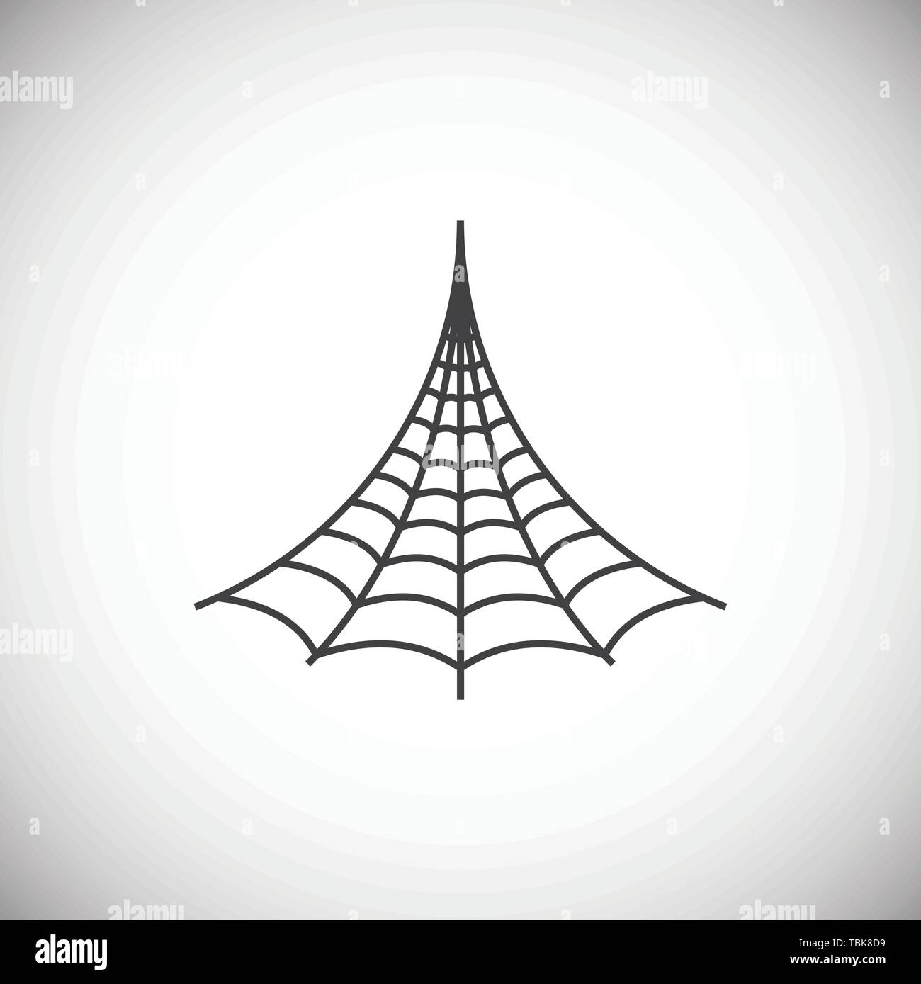 Spider related icon on background for graphic and web design. Simple ...