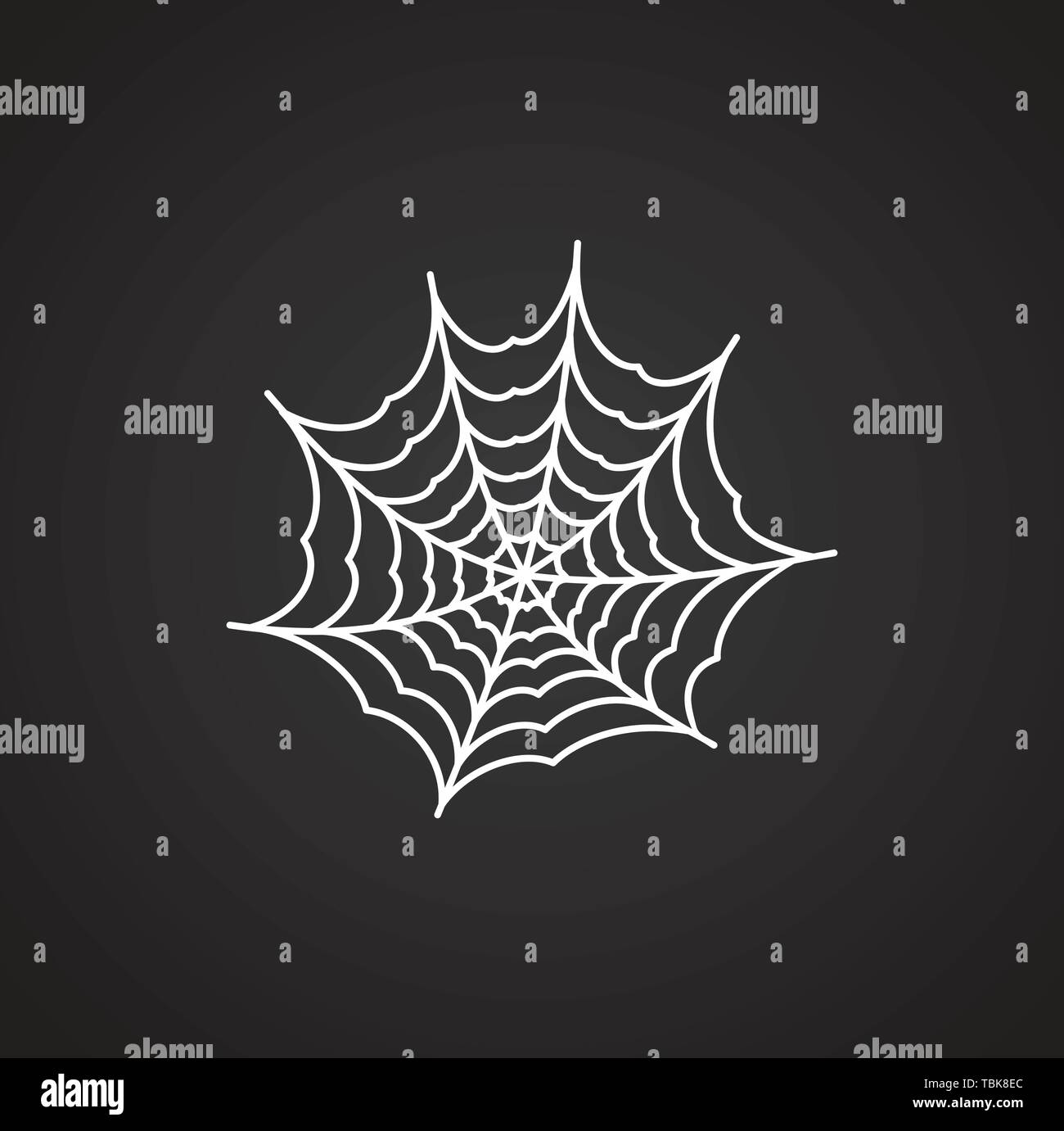 Spider related icon on background for graphic and web design. Simple ...