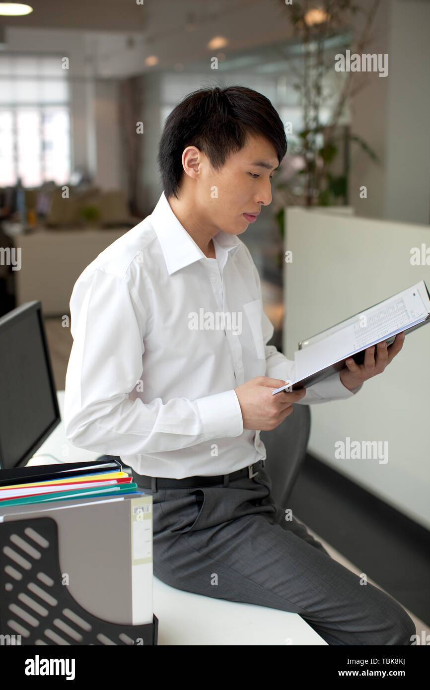 An office white-collar worker Stock Photo - Alamy