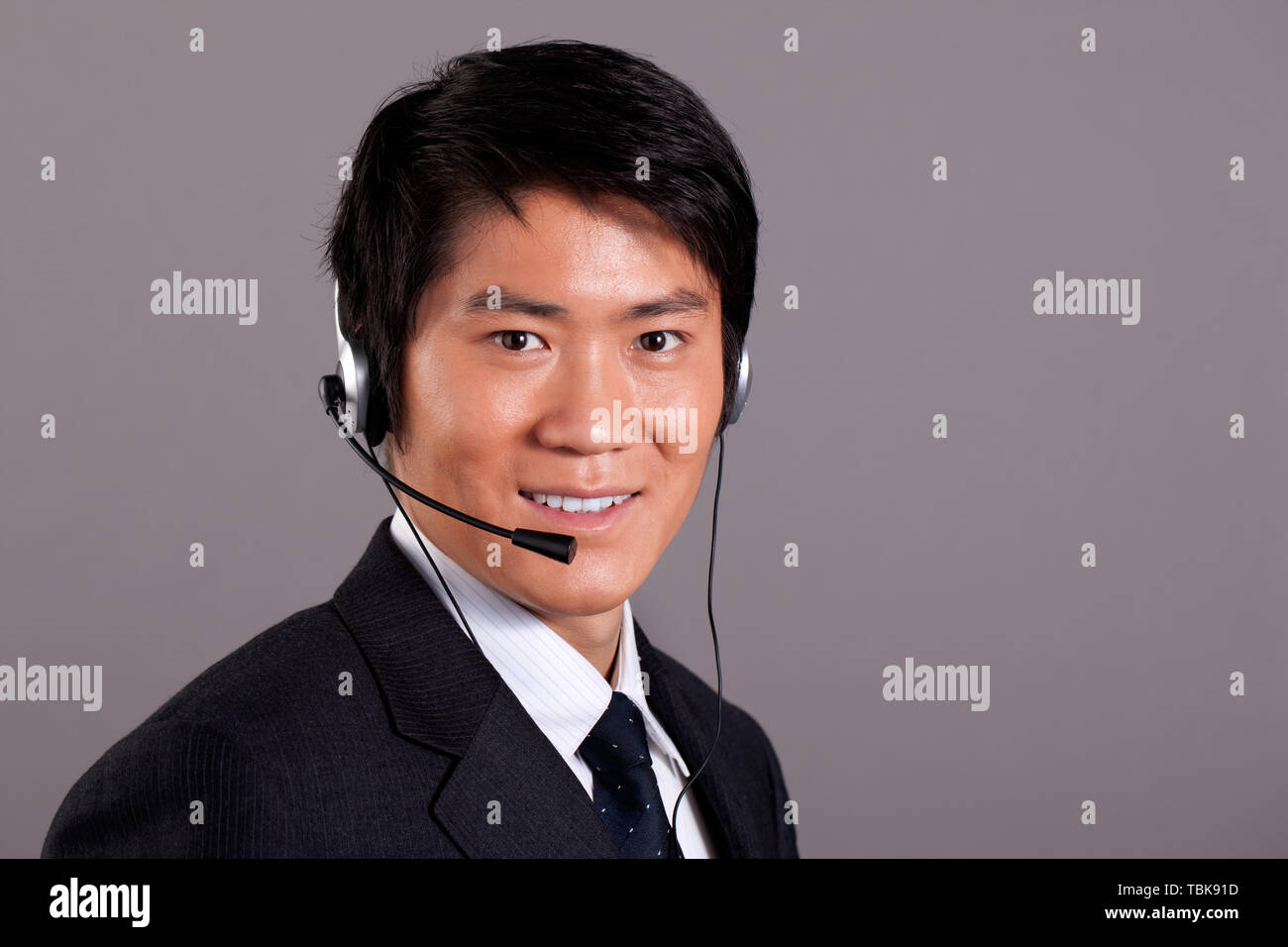 Customer service staff Stock Photo - Alamy