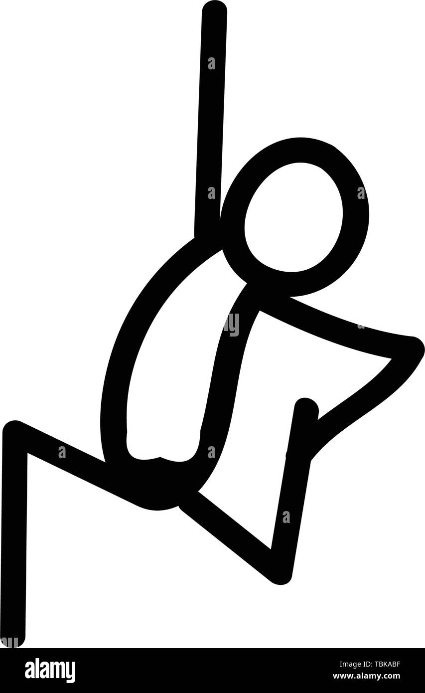 Stick figure, body exercise icon Stock Vector Image & Art - Alamy