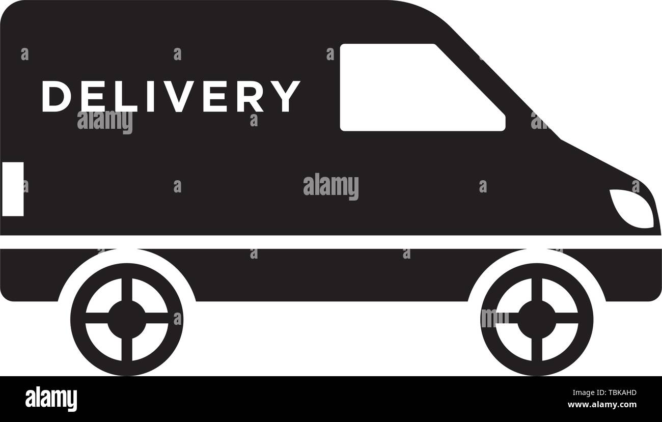 Express delivery black icon Stock Vector Images - Alamy