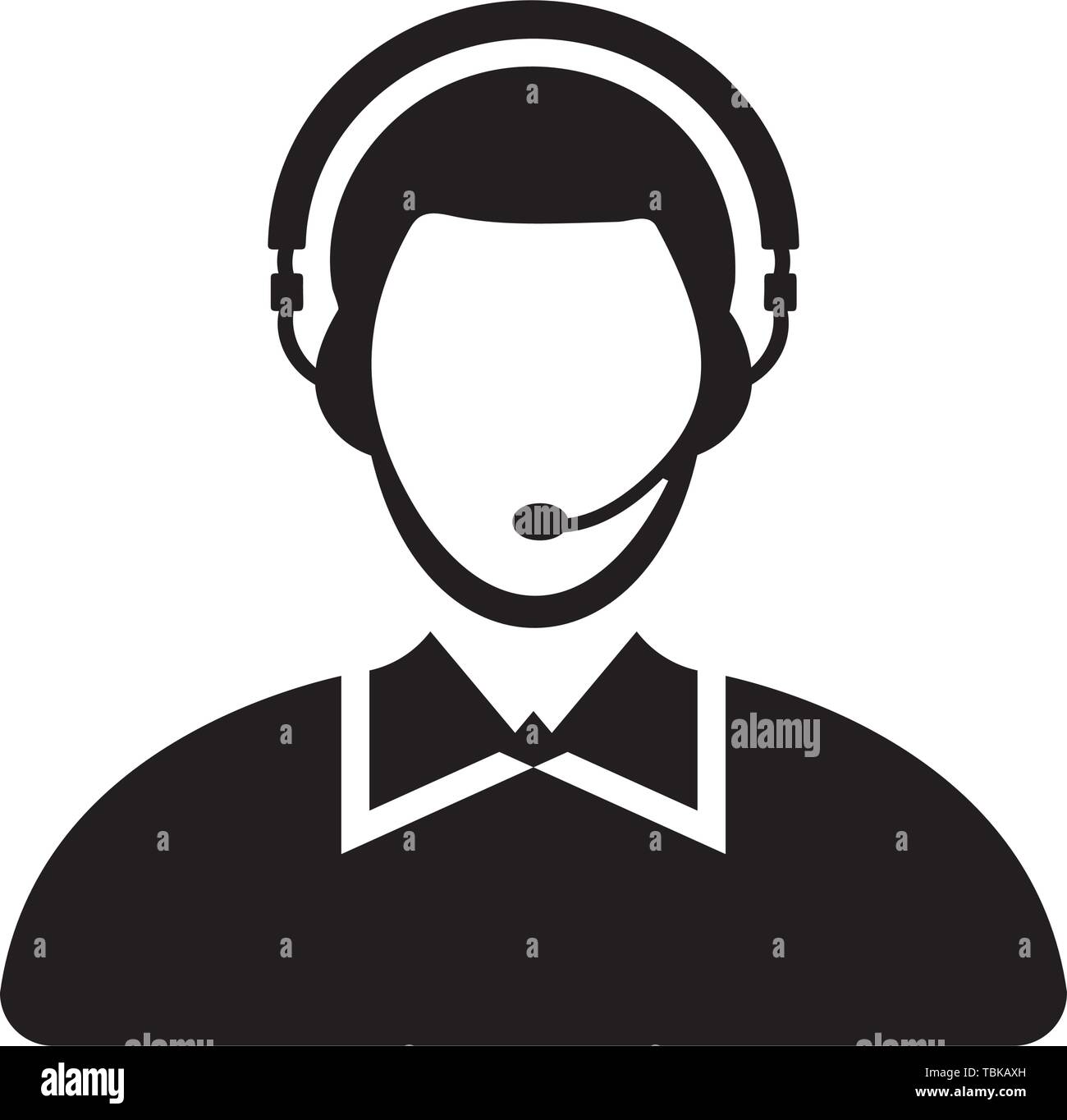 Customer support icon hi-res stock photography and images - Alamy