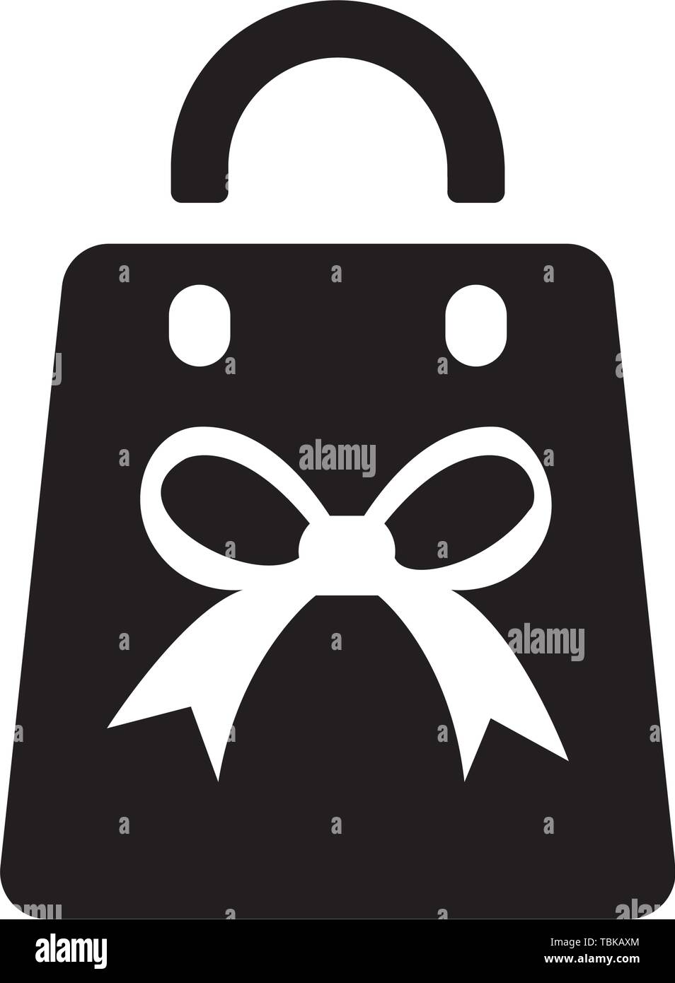 Shopping bag icon black Stock Vector Image & Art - Alamy