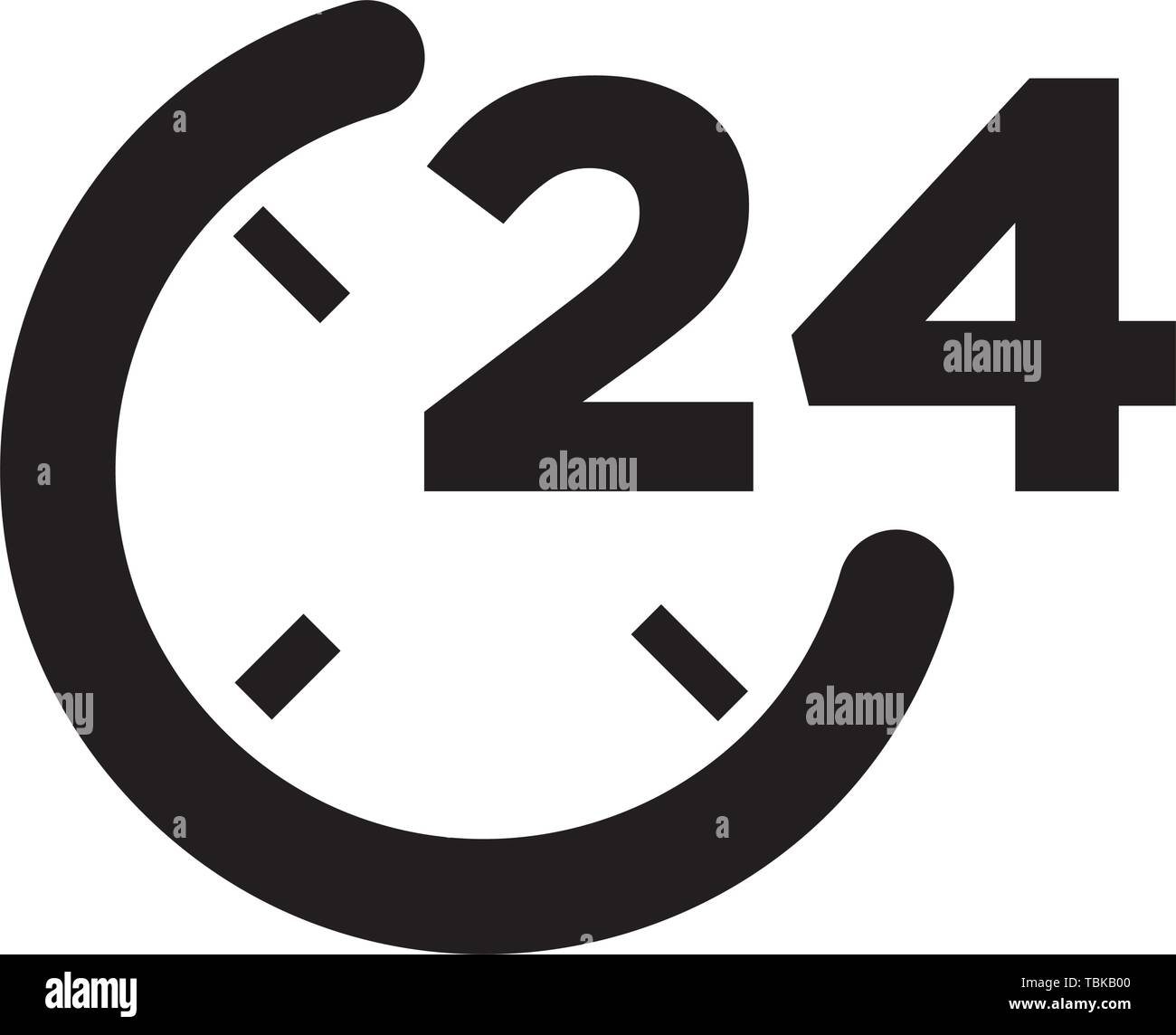 Modern 24 icon illustration Stock Vector Image & Art - Alamy