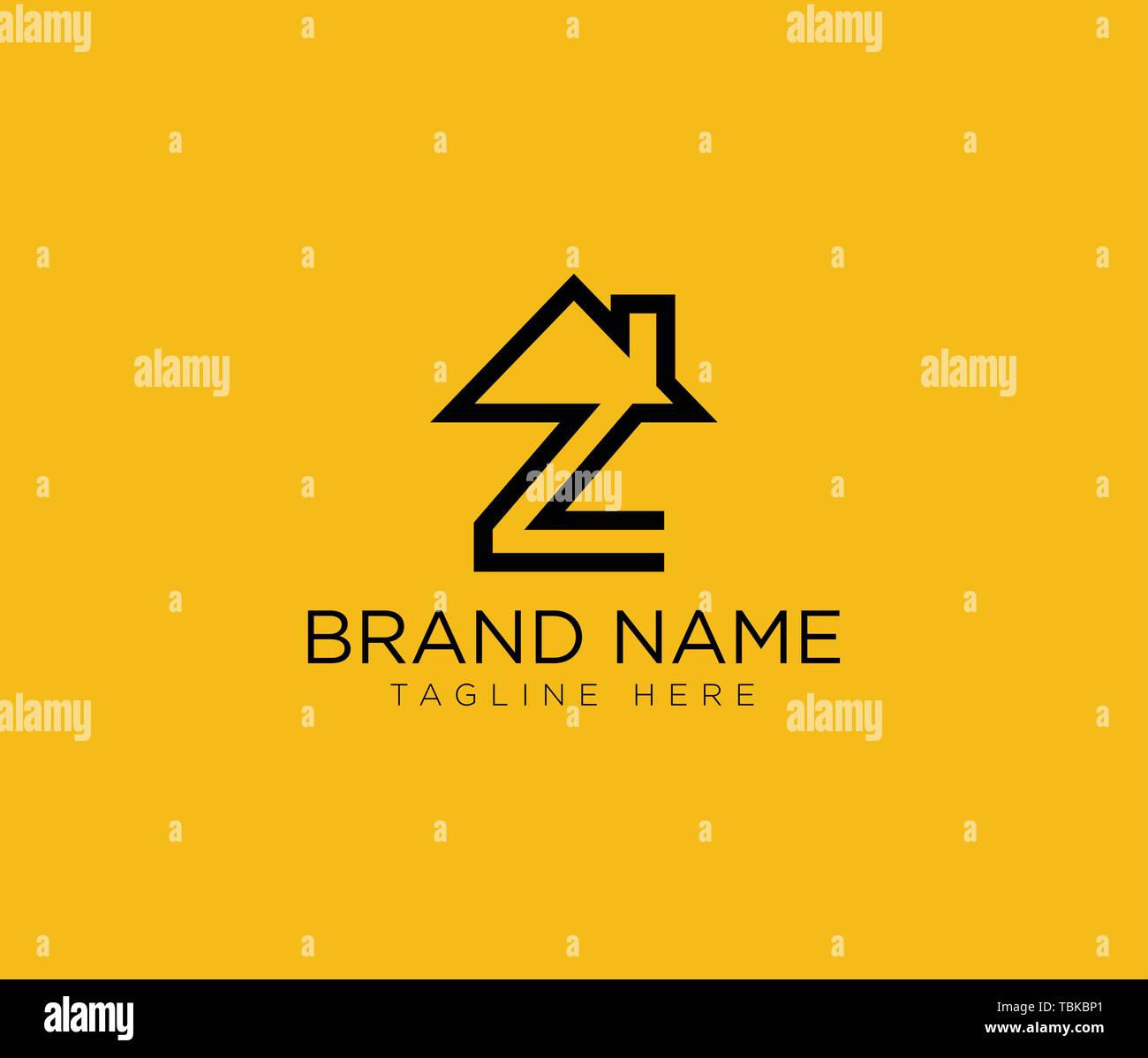 Z real estate logo Stock Vector Images - Alamy