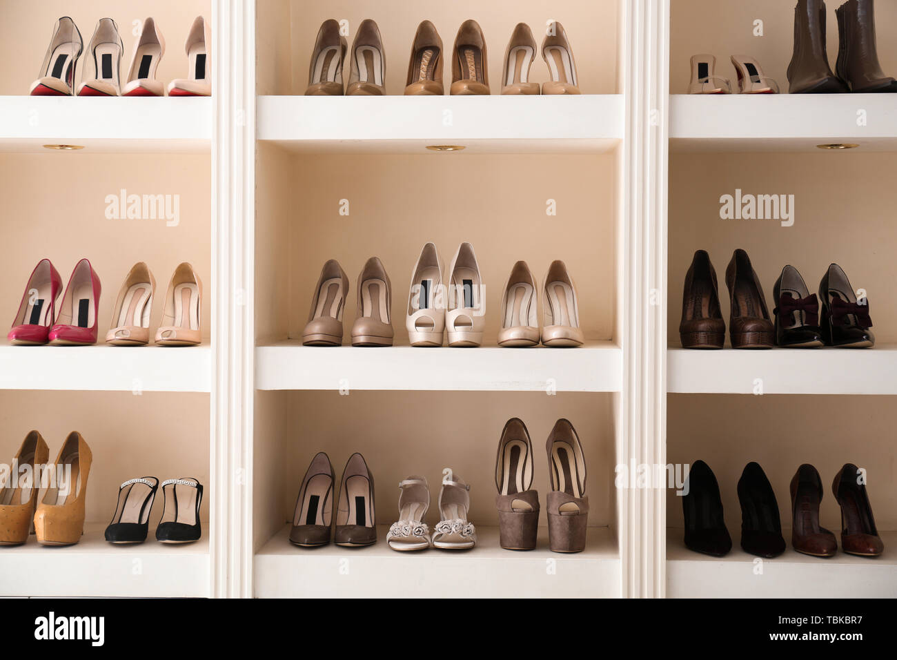 Dark brown high heels hi-res stock photography and images - Alamy