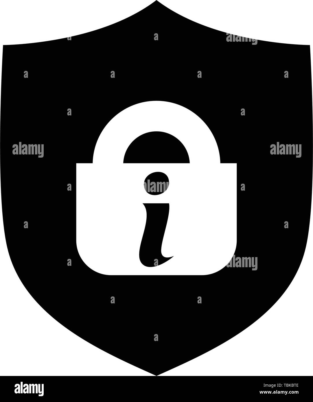 Security information icon vector Stock Vector Image & Art - Alamy