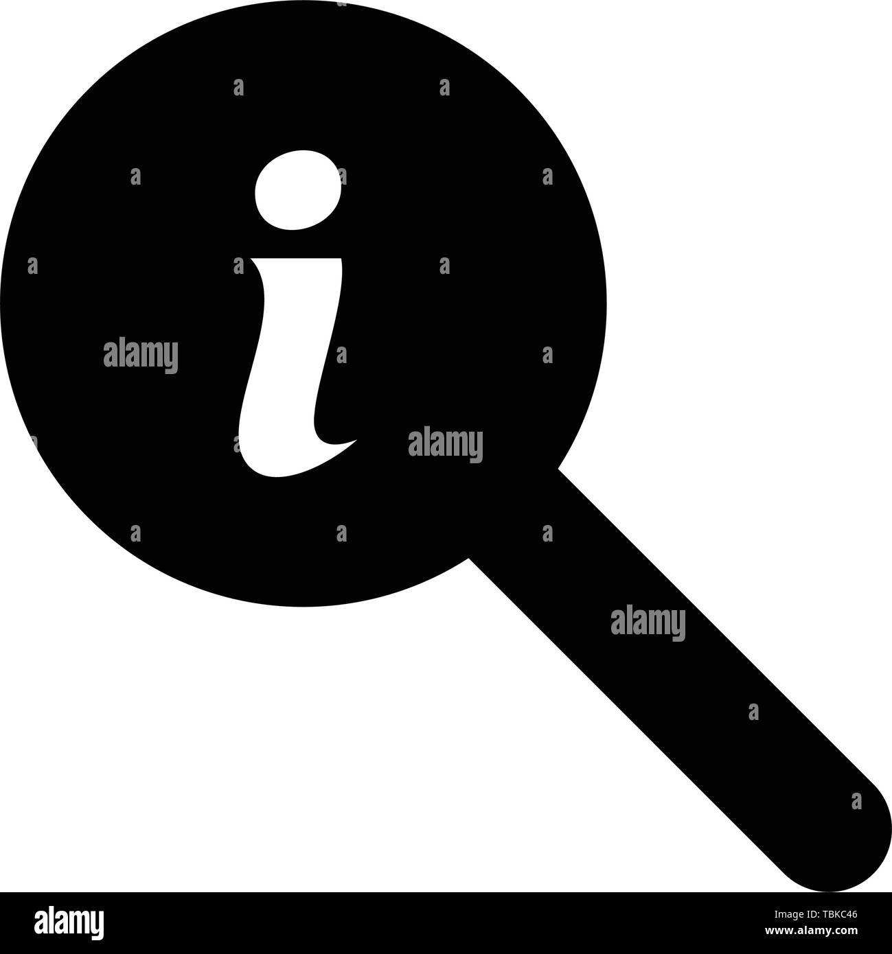 Search information icon vector Stock Vector Image & Art - Alamy