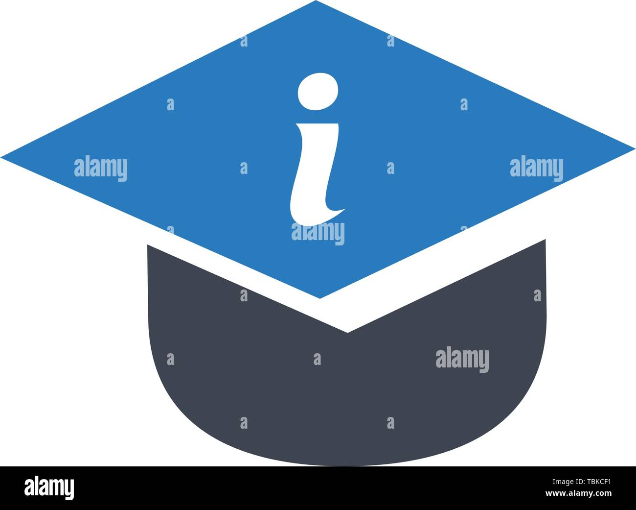 Education information icon vector - blue Stock Vector Image & Art - Alamy